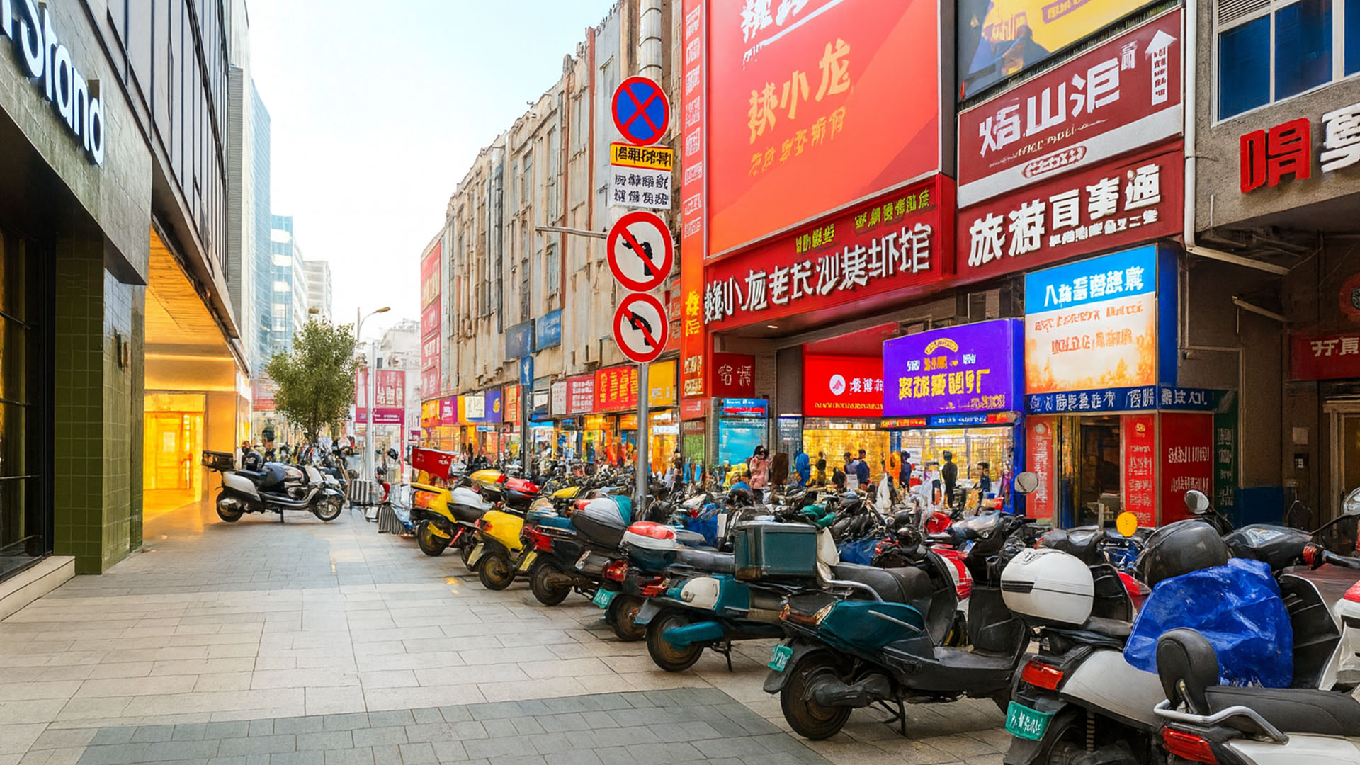 The colors and chaos of Changsha commerce