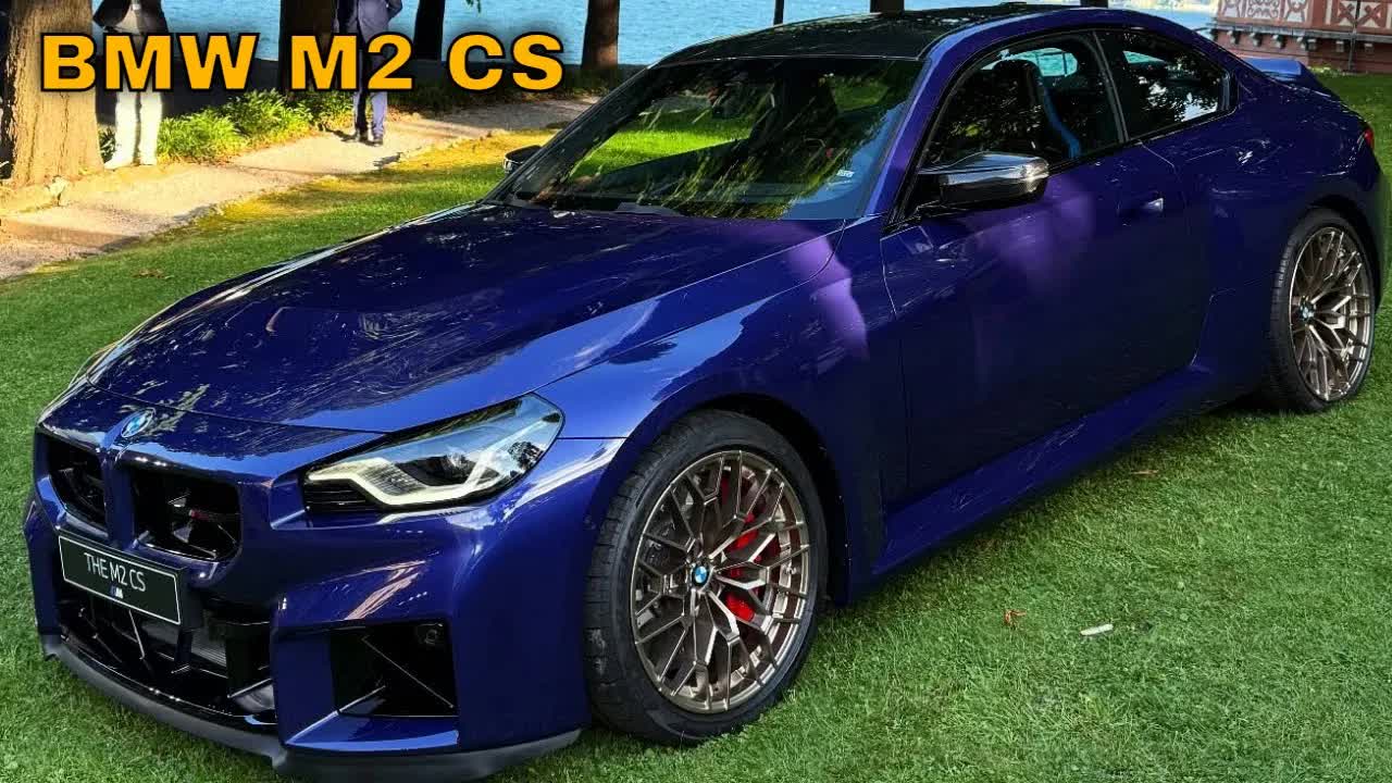 BMW M2 CS (G87) Weltpremiere in Velvet Blue – das neue M-Topmodell!