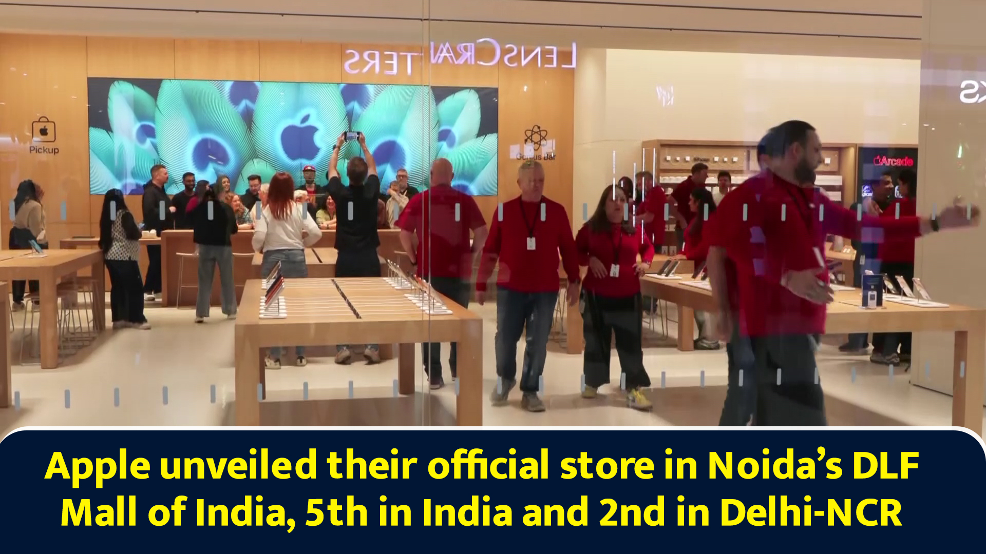 Apple unveiled their official store in Noida’s DLF Mall of India, 5th ...