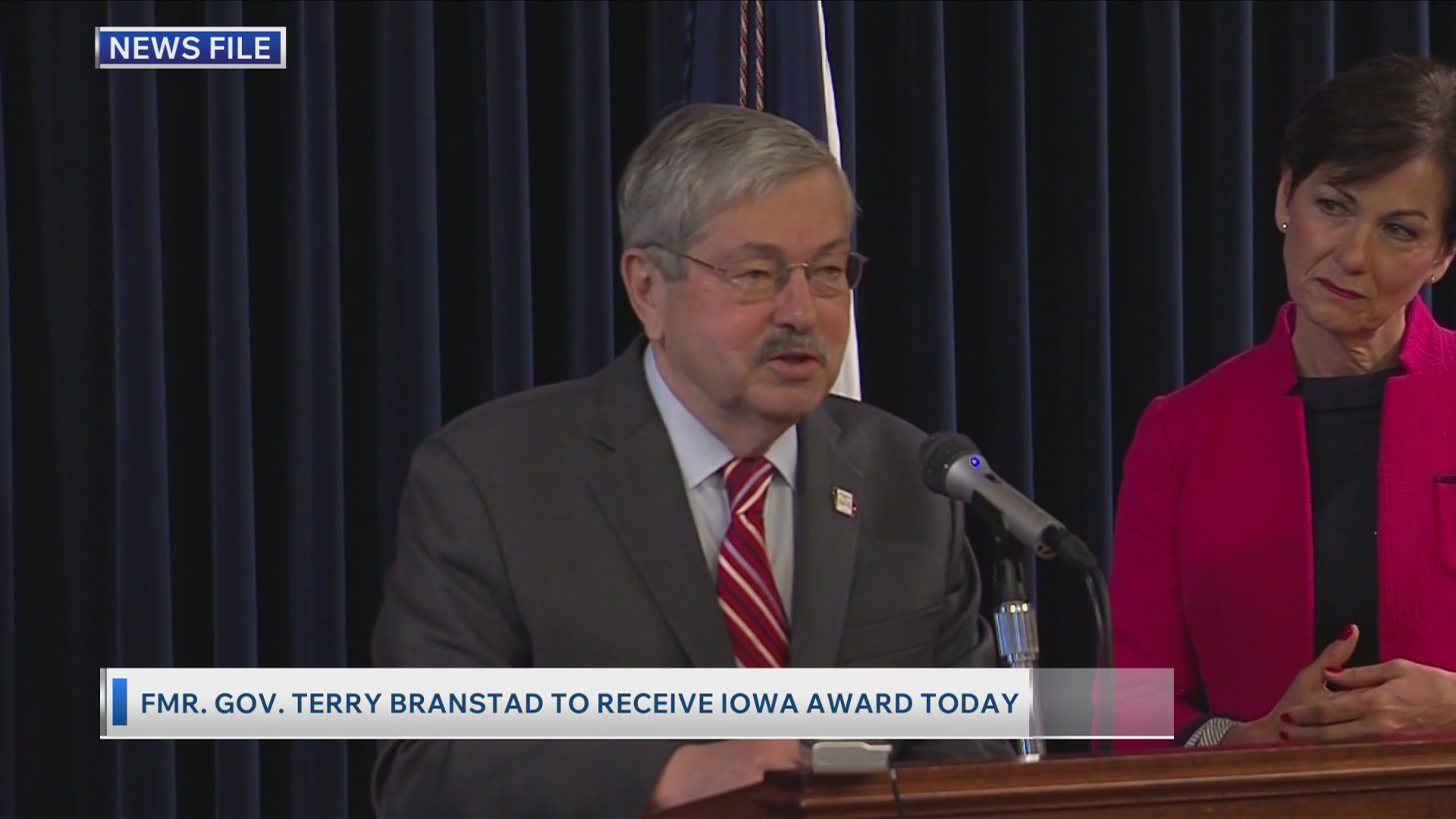 Former Iowa governor to receive Iowa award 12/11/2025