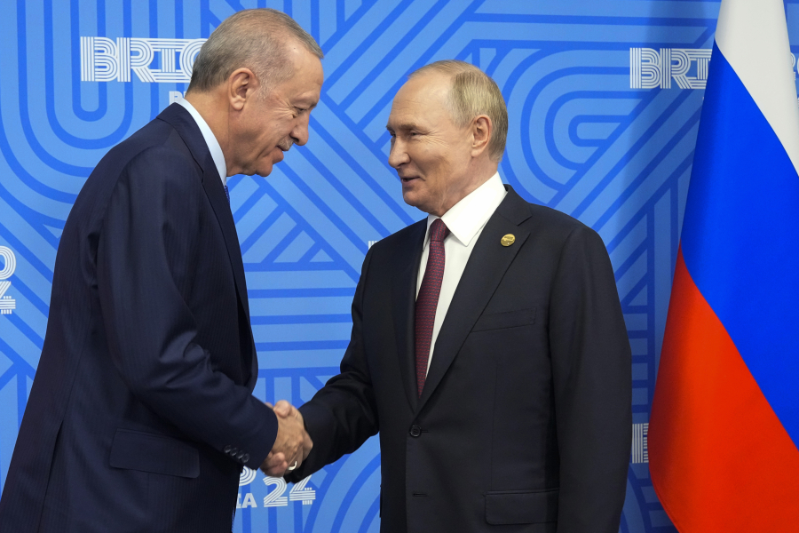 Συνάντηση Πούτιν - Ερντογάν αύριο Παρασκευή στο Τουρκμενιστάν
