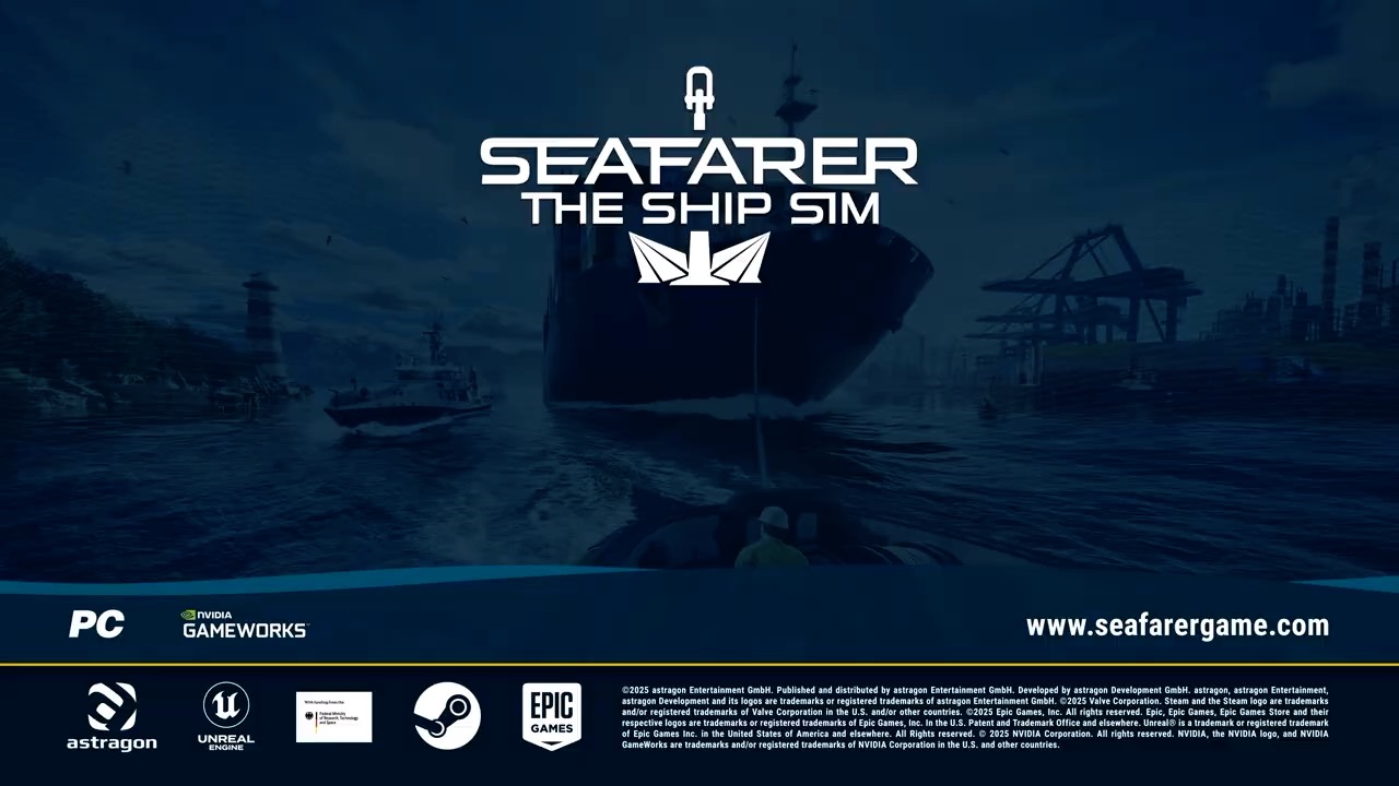 Seafarer The Ship Sim official LNG & bulk update launch trailer