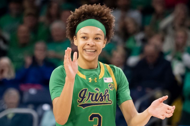 Hannah Hidalgo shows true colors while explaining Notre Dame loyalty