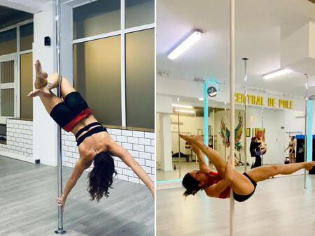 A los 40 empecé a hacer pole dance; llevo un año entrenando y estoy en ...
