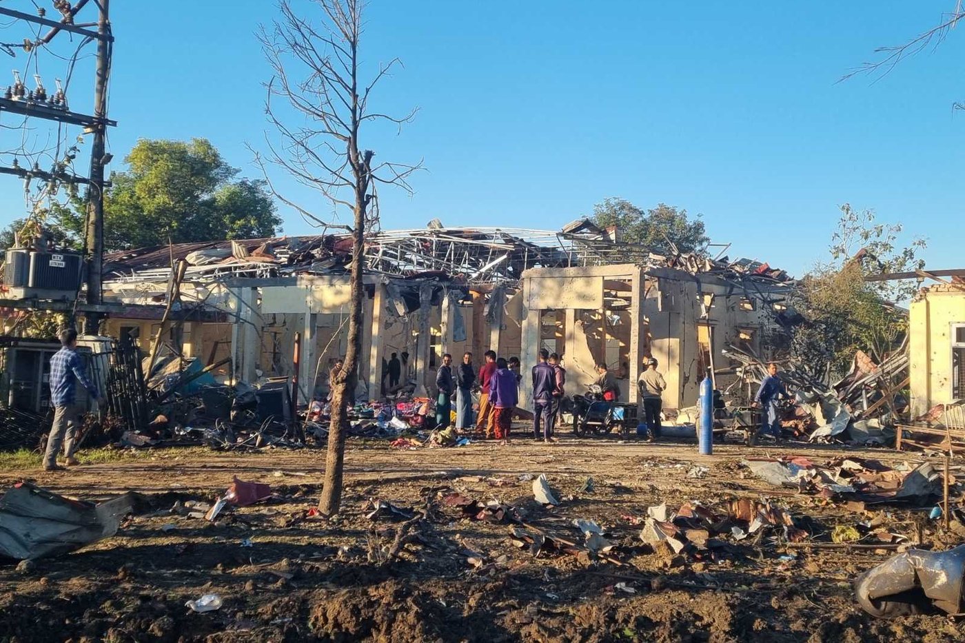 Myanmar military claims armed opposition groups used hospital hit by ...