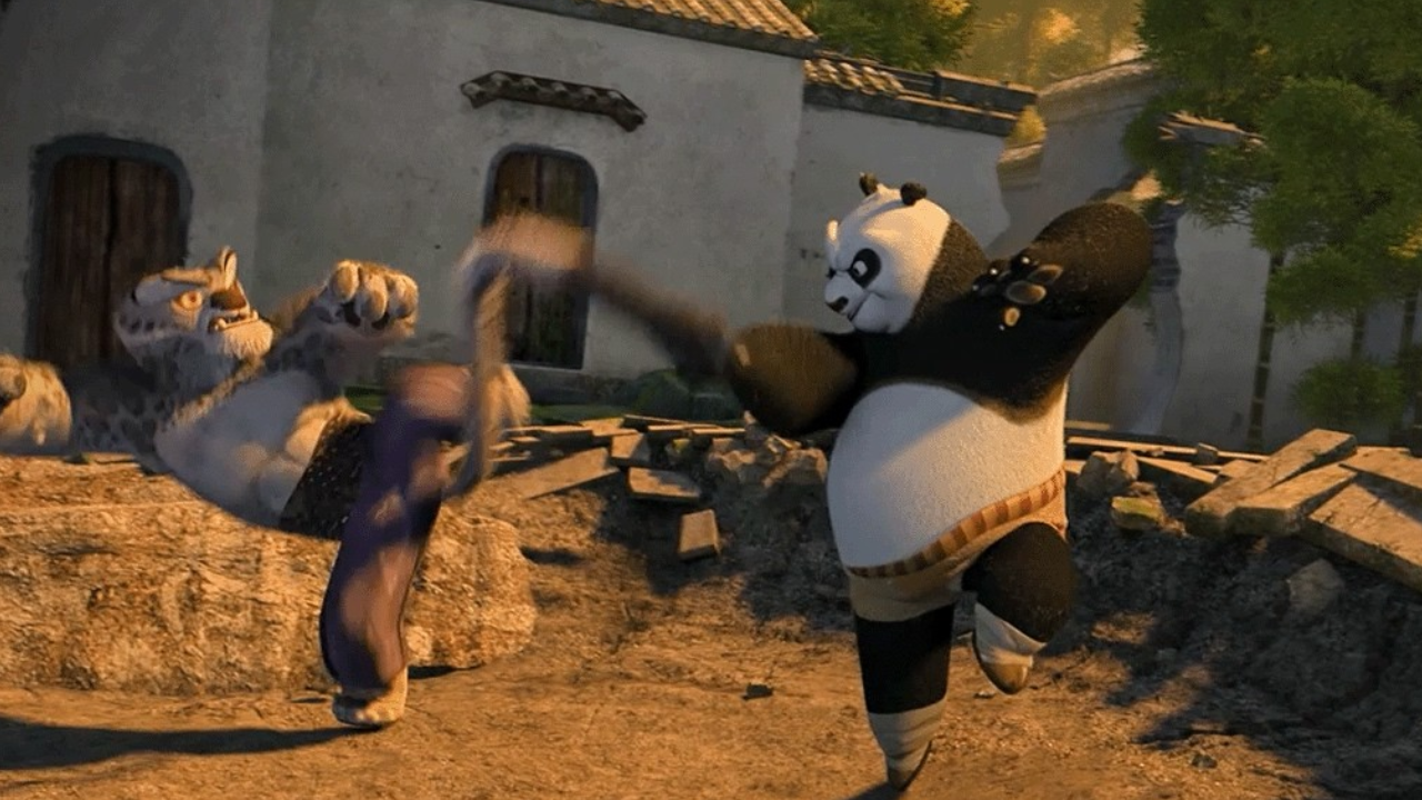 The final battle for the dragon scroll (full scene) Kung Fu Panda