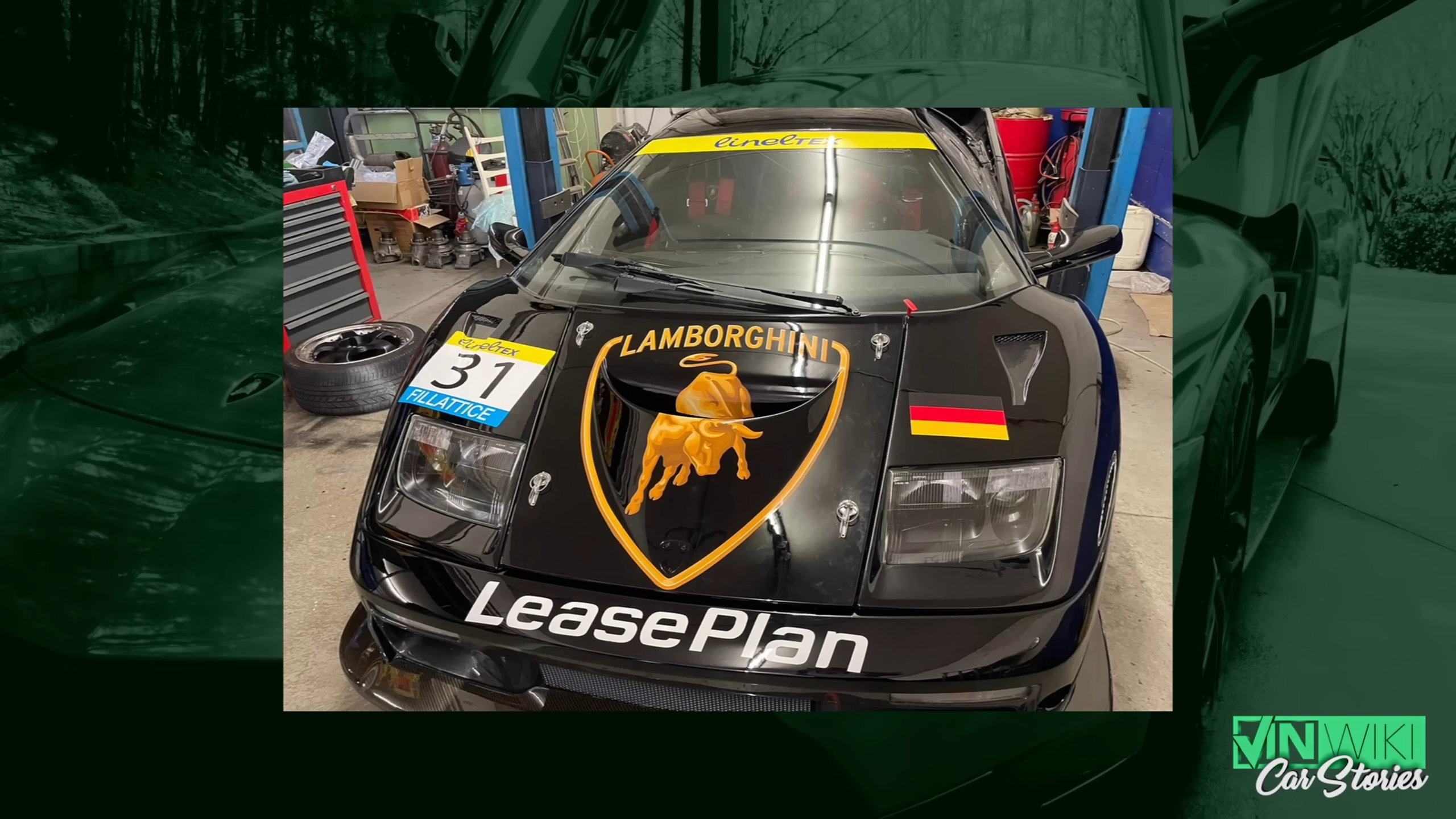 Forgotten Lamborghini race car discovered in a barn