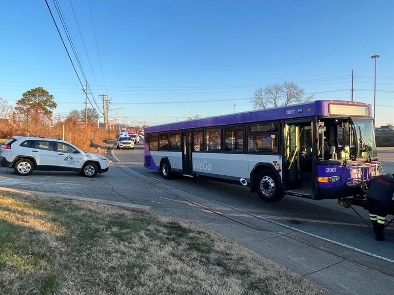 Seven transported to hospital following WeGo bus crash in Nashville