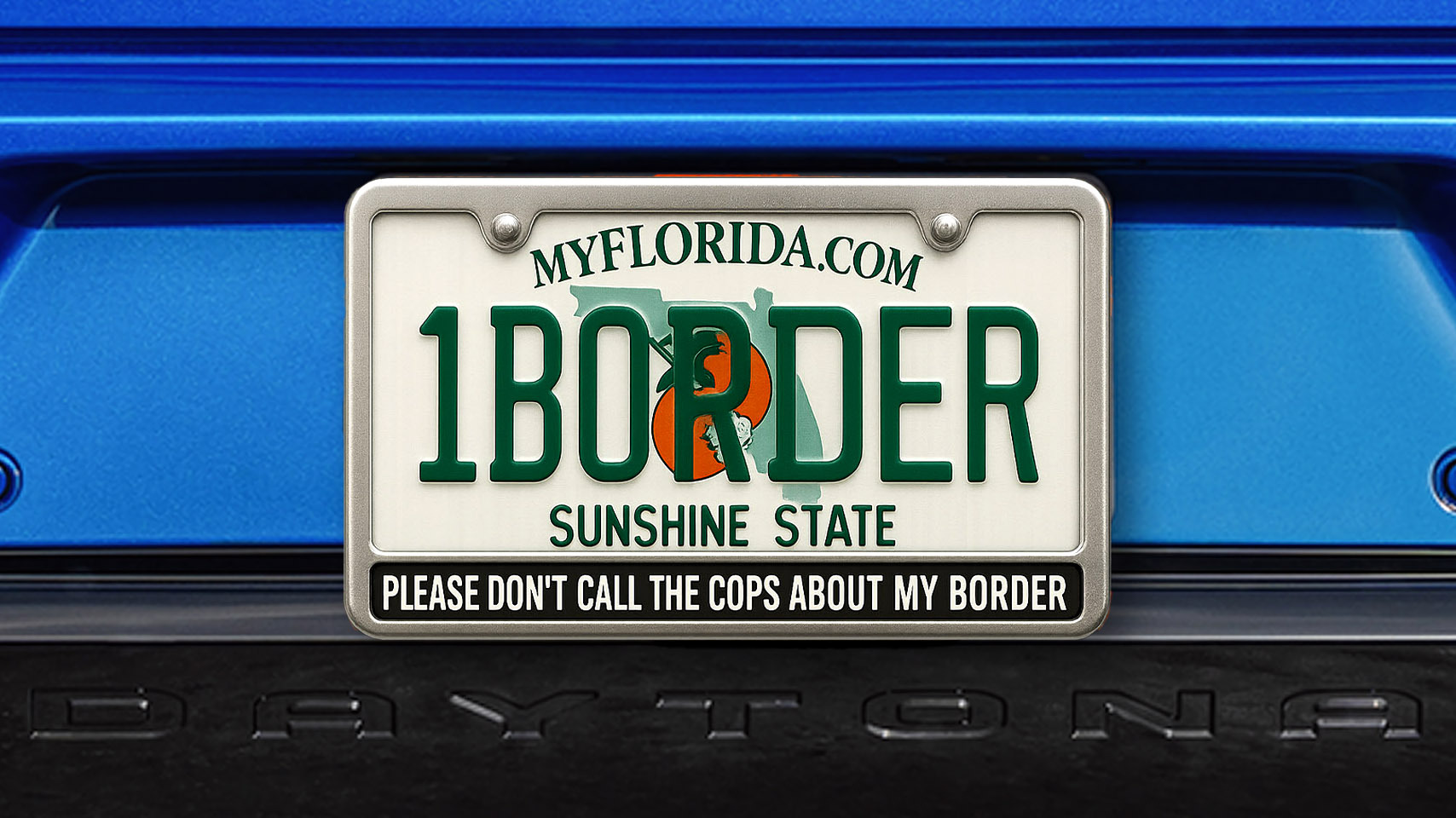 Florida just made your cute license plate frame a criminal offense