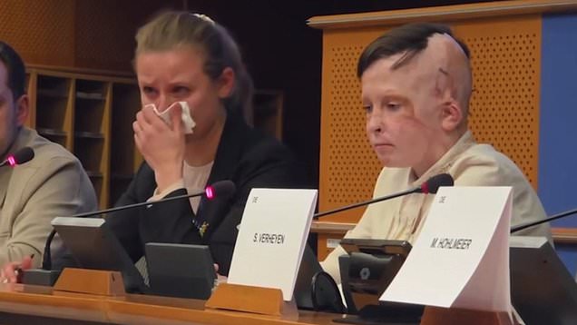 11-year-old Roman shares resilience story in Brussels