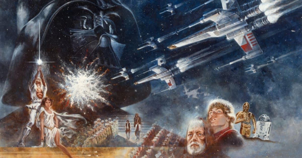 Iconic 'Star Wars' poster painting sells for nearly $4 million at auction