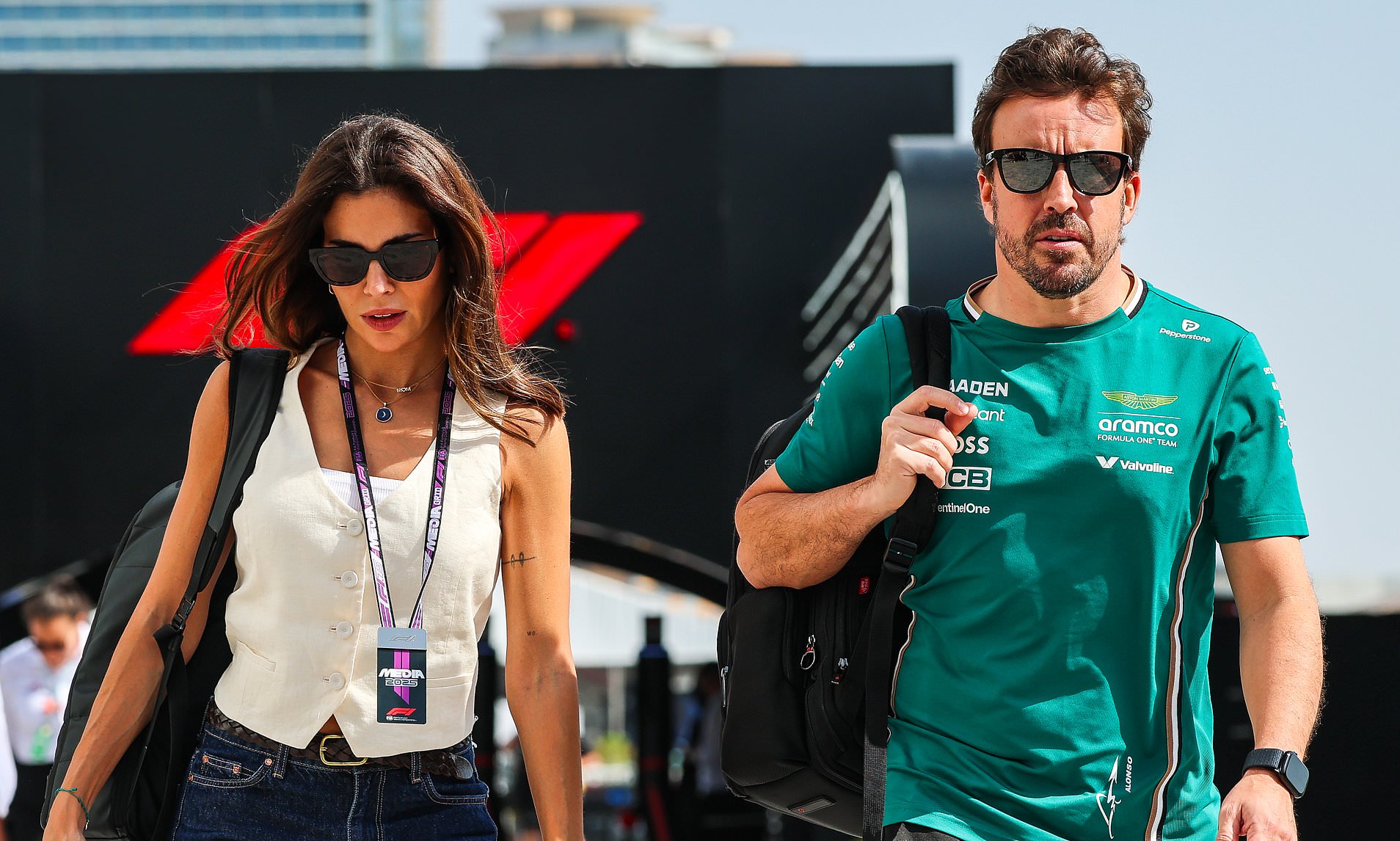 Fernando Alonso reveals he is expecting his first child with girlfriend ...