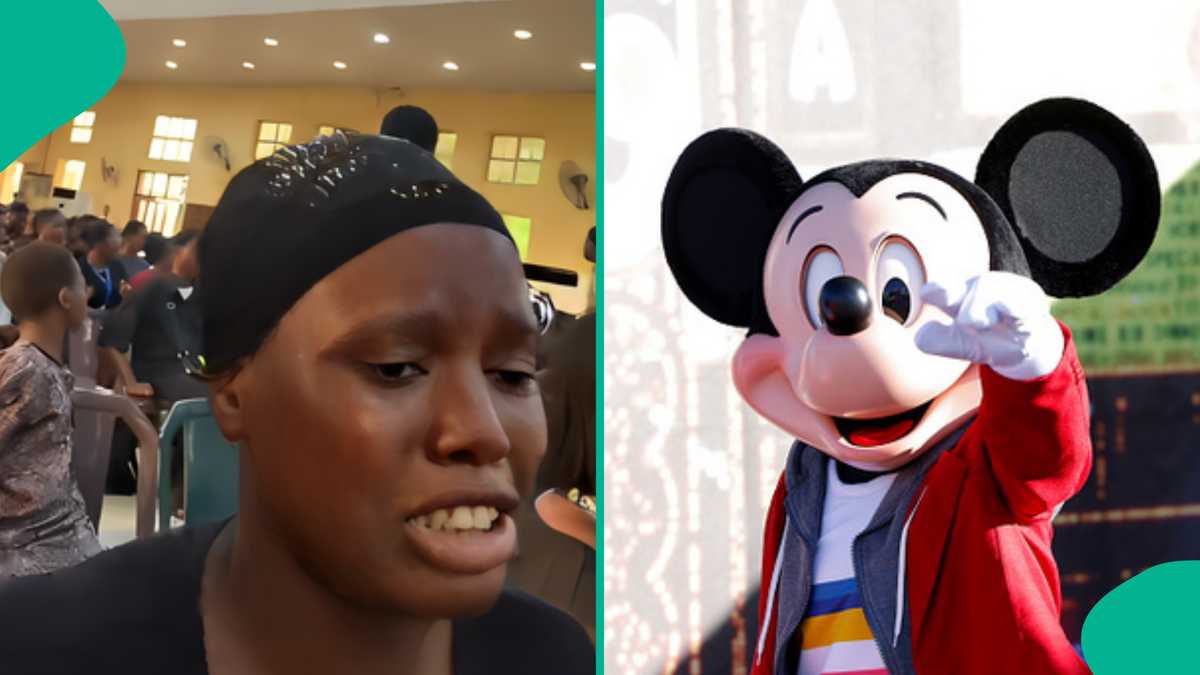 Video: See how this lady reacted after seeing 'Mickey Mouse', you will ...