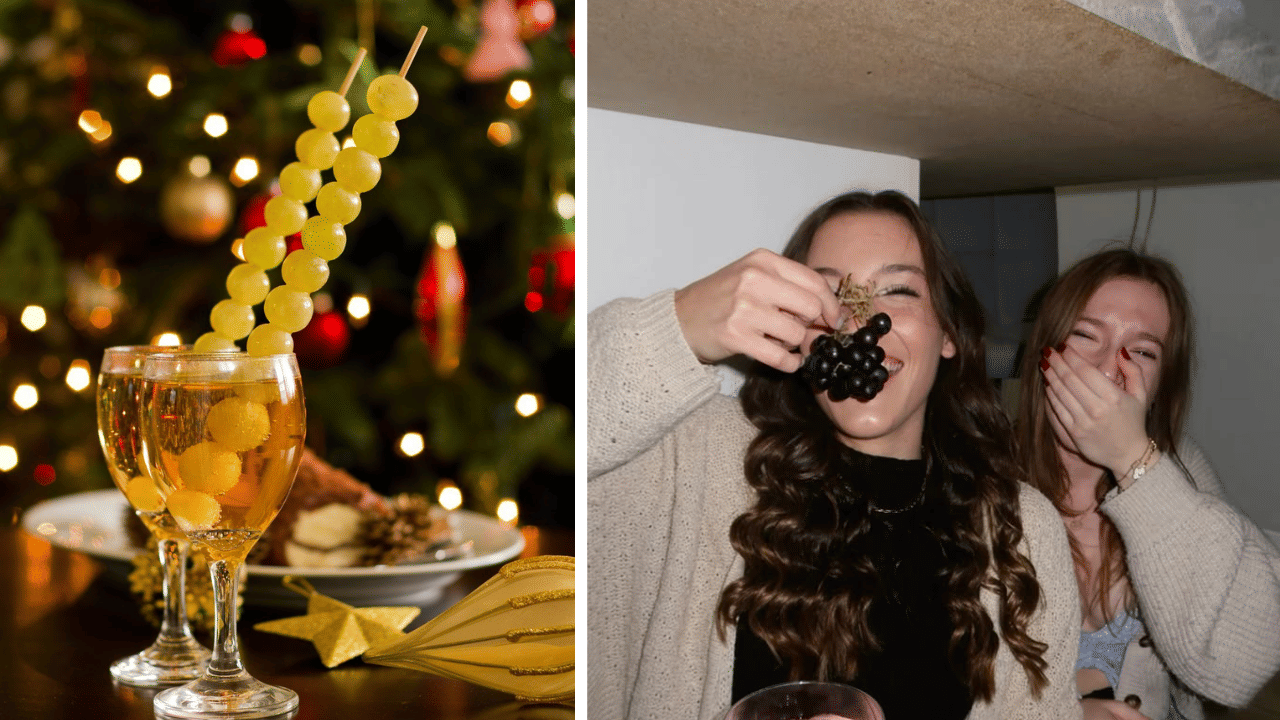 Will eating grapes under table spark luck and love in 2026? Viral New ...