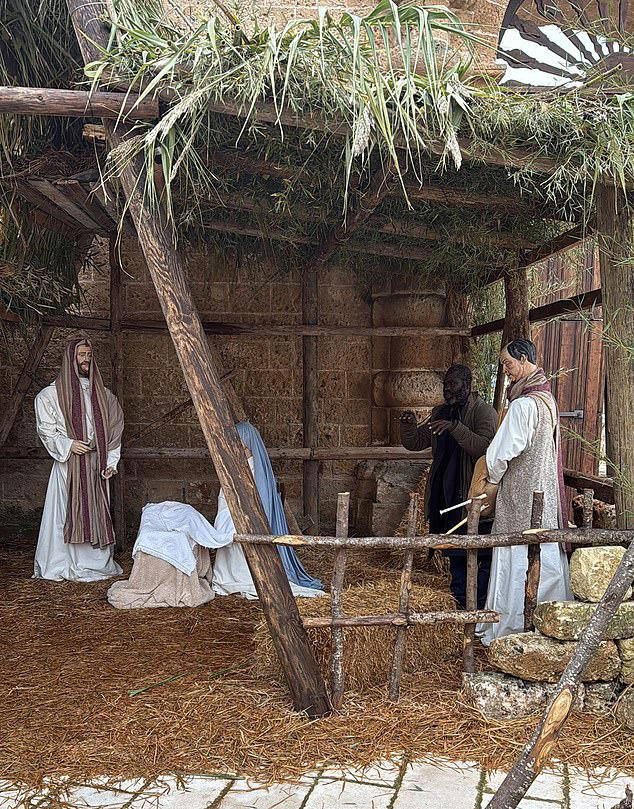 Given away in a manger! Wanted fugitive is spotted hiding among ...