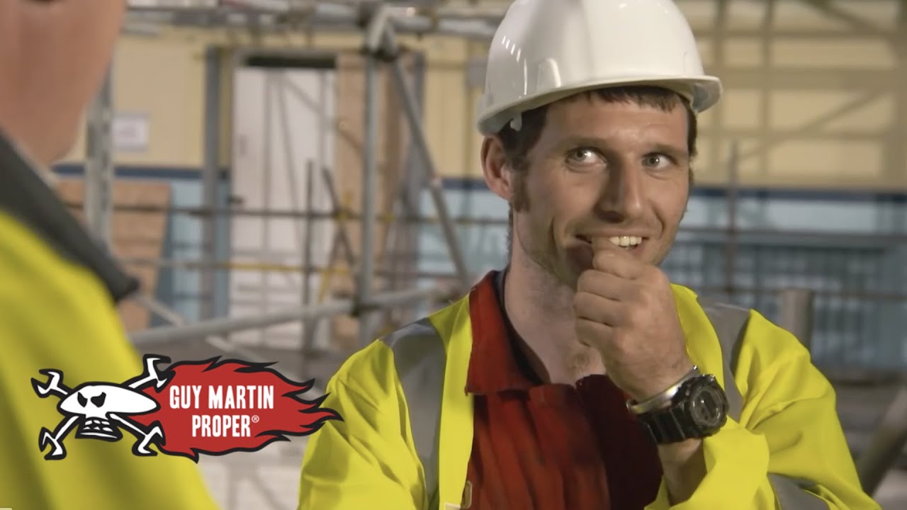 The walls crumbled... and Guy Martin stepped in