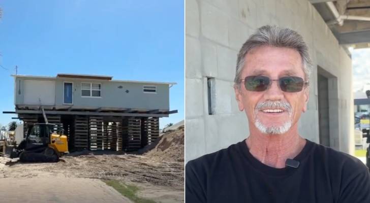 This Florida man paid to have his home lifted by 12 feet — with home ...