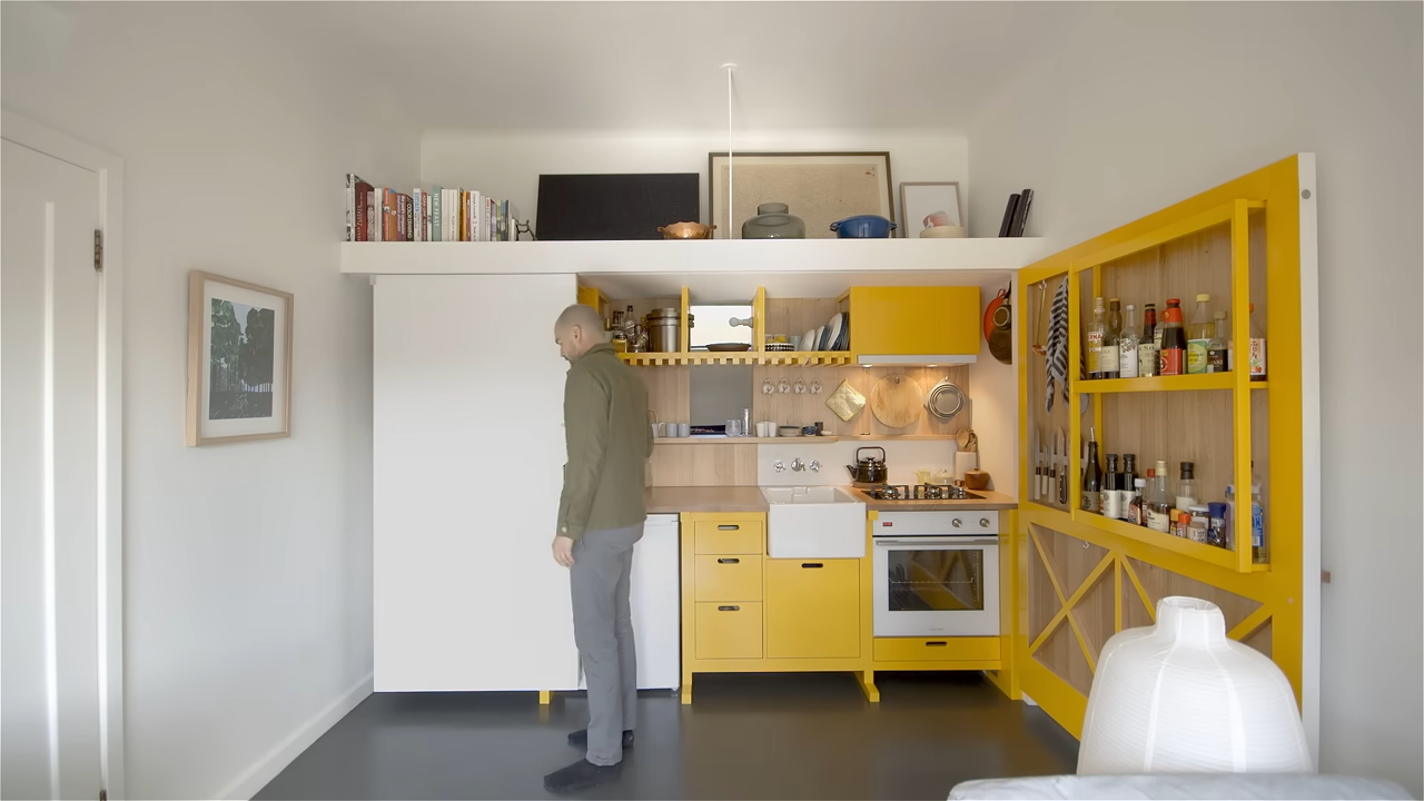 This Melbourne toolbox home packs big function into 24sqm