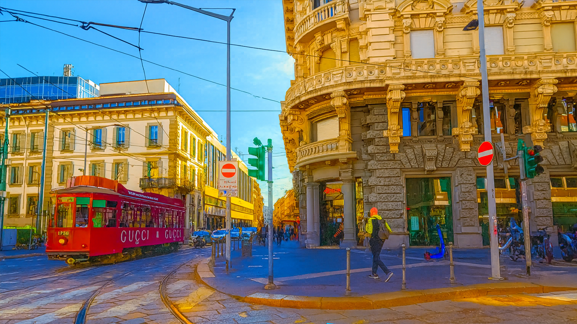 Será esta a rua mais icónica de Milão?
