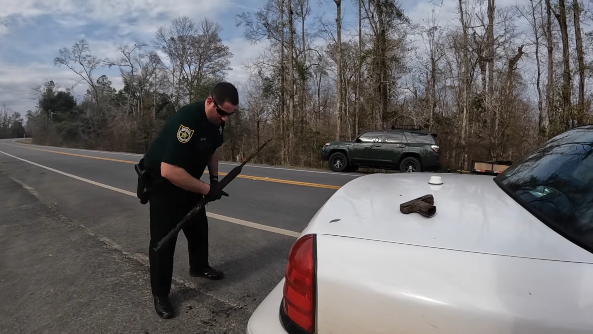 The moment officers saw it, they radioed: "We need backup!"