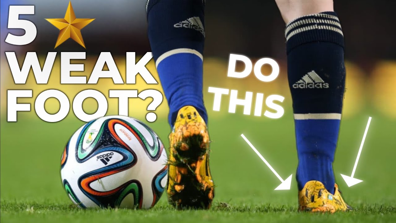 Weak foot training for footballers | Kick accurately with both feet
