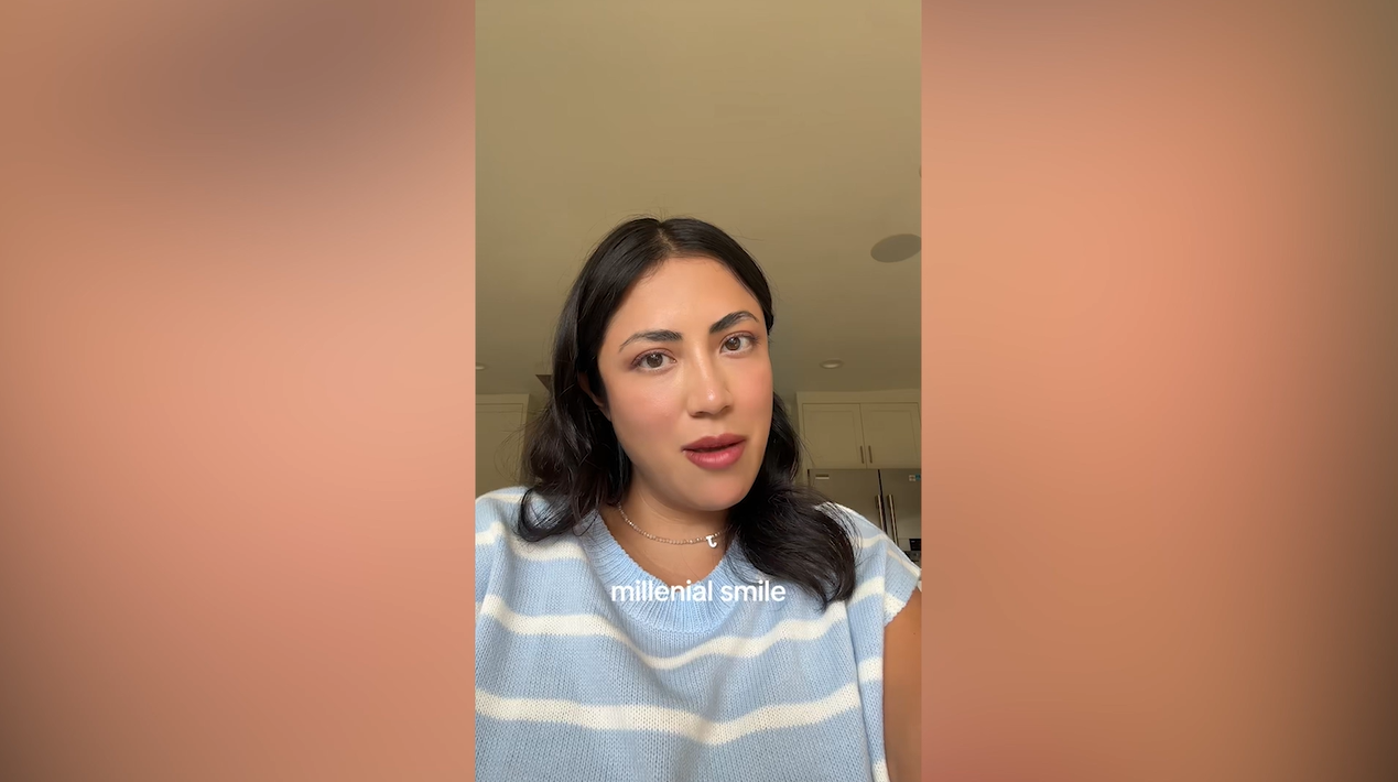 Woman can't cope after learning what the millennial smile is