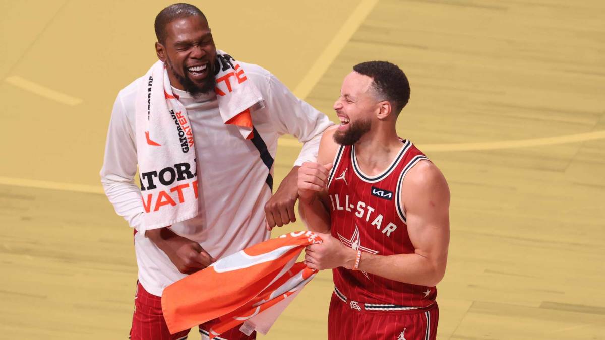 "He come out there and shoot half-court, bro" - KD blames Steph Curry ...