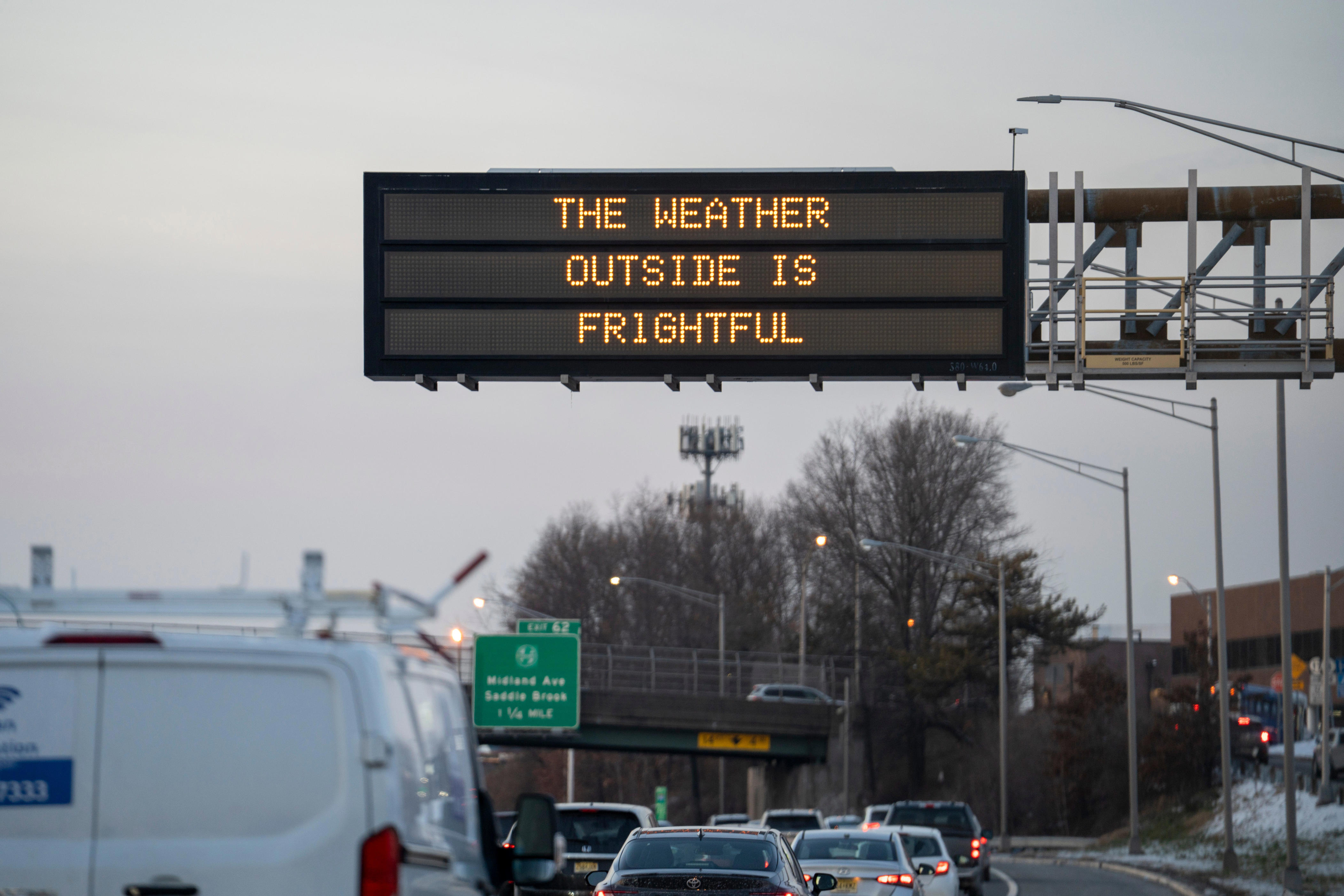 New Jersey themed highway signs return for holiday season