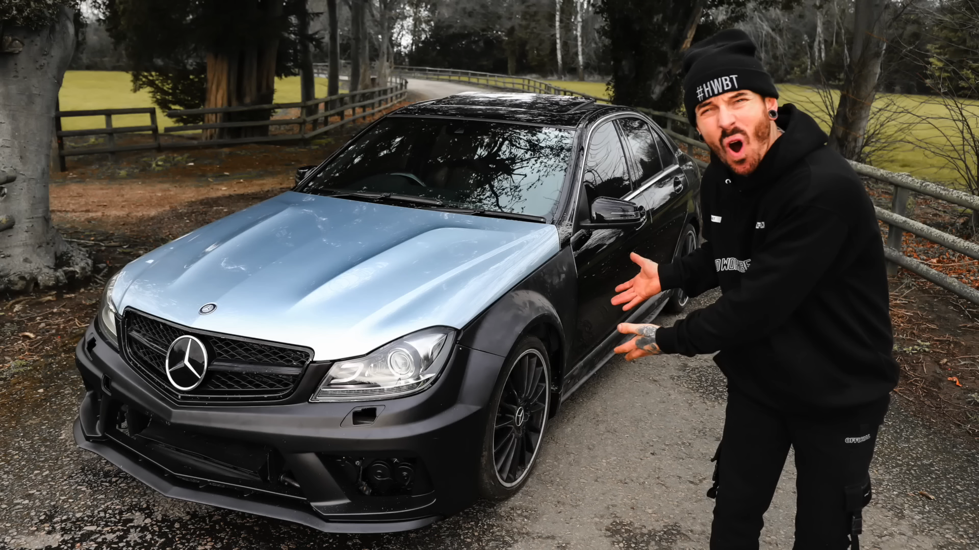 Turning a wrecked Mercedes into Black Series