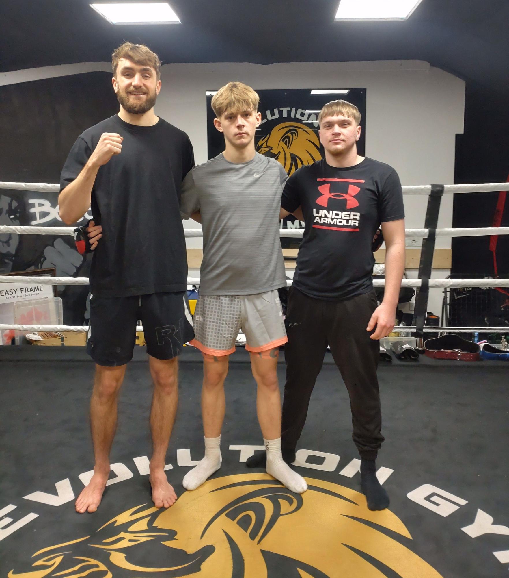 Novice MMA fighters trained for victory at Skegby Gym