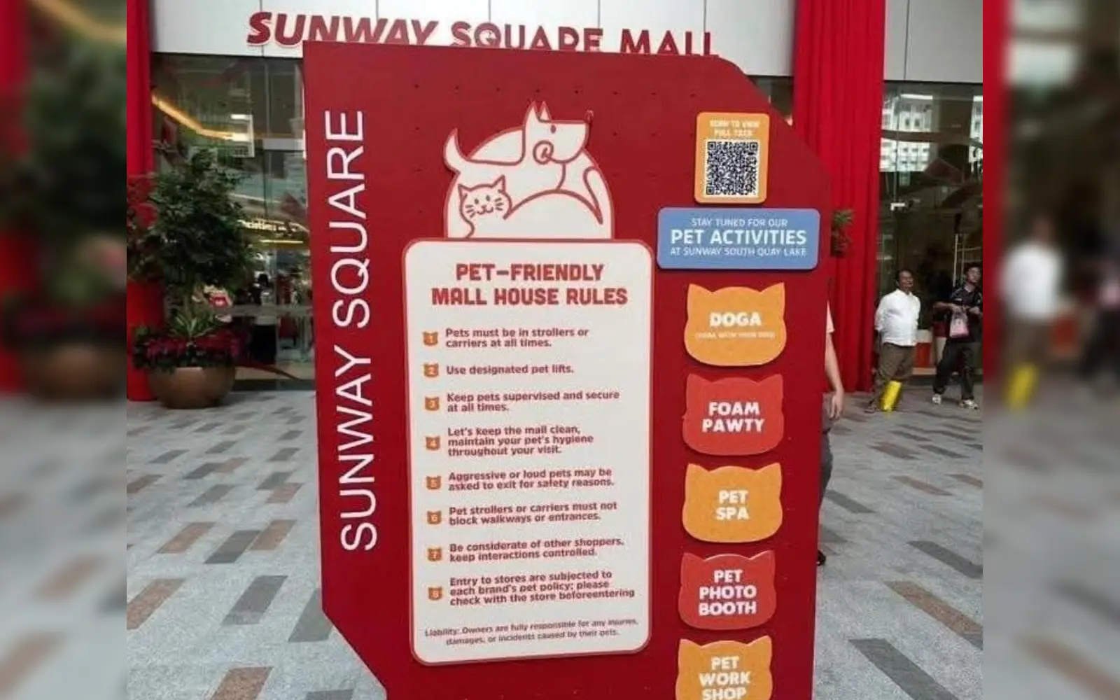 Pet restrictions at malls based on health and safety, says lawyer