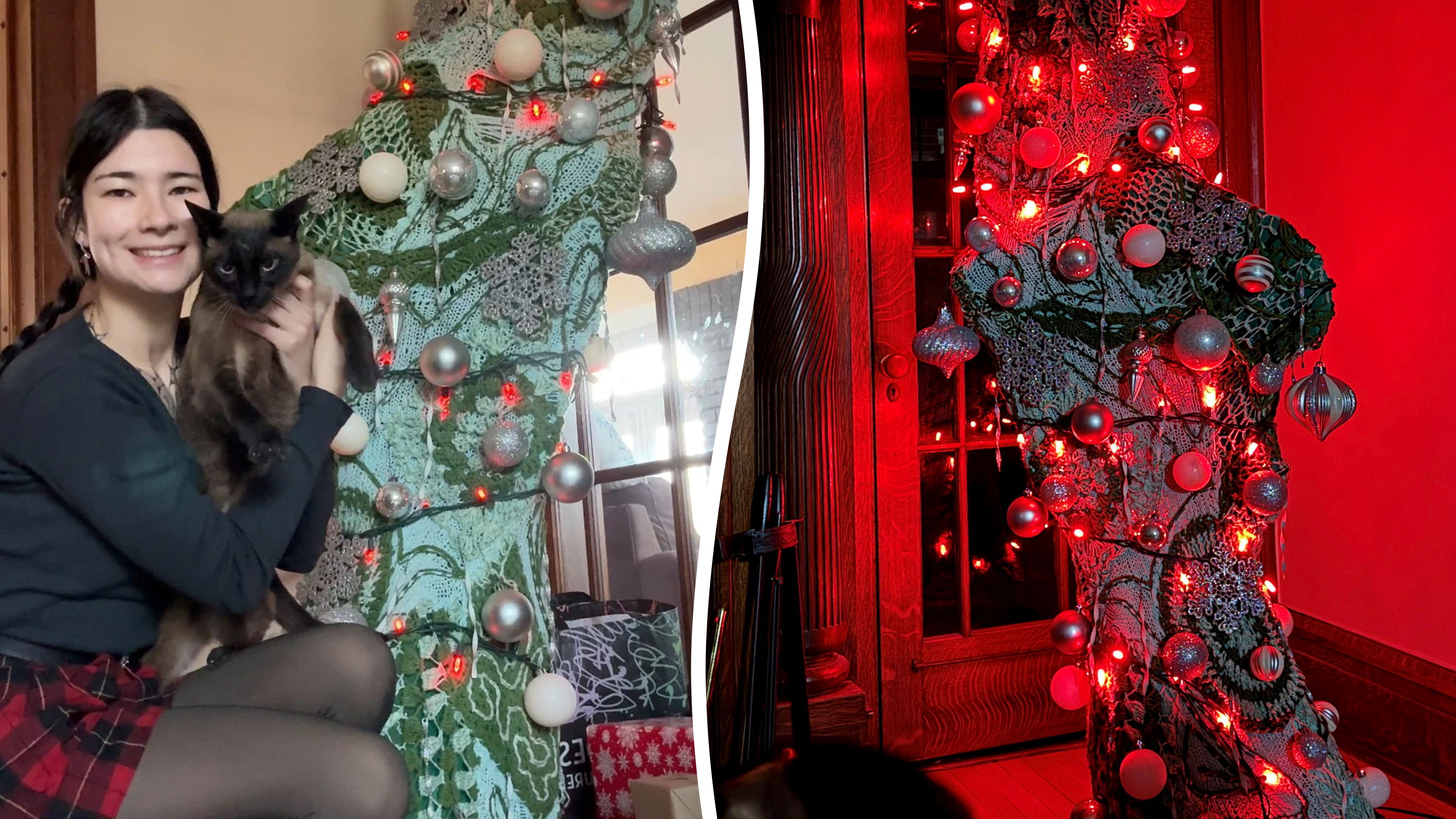We've ditched our Christmas tree for a standing sculpture - we'll never ...