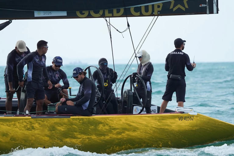 Thai Queen Suthida wins historic SEA Games gold medal with sailing team