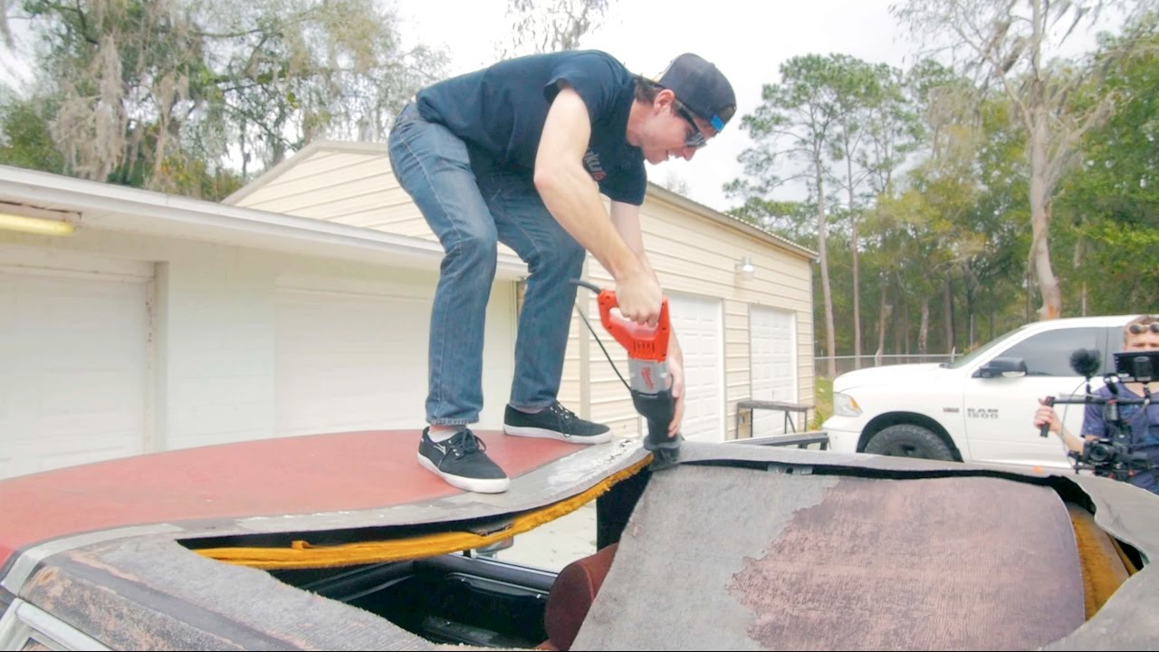 Cutting the roof off my car