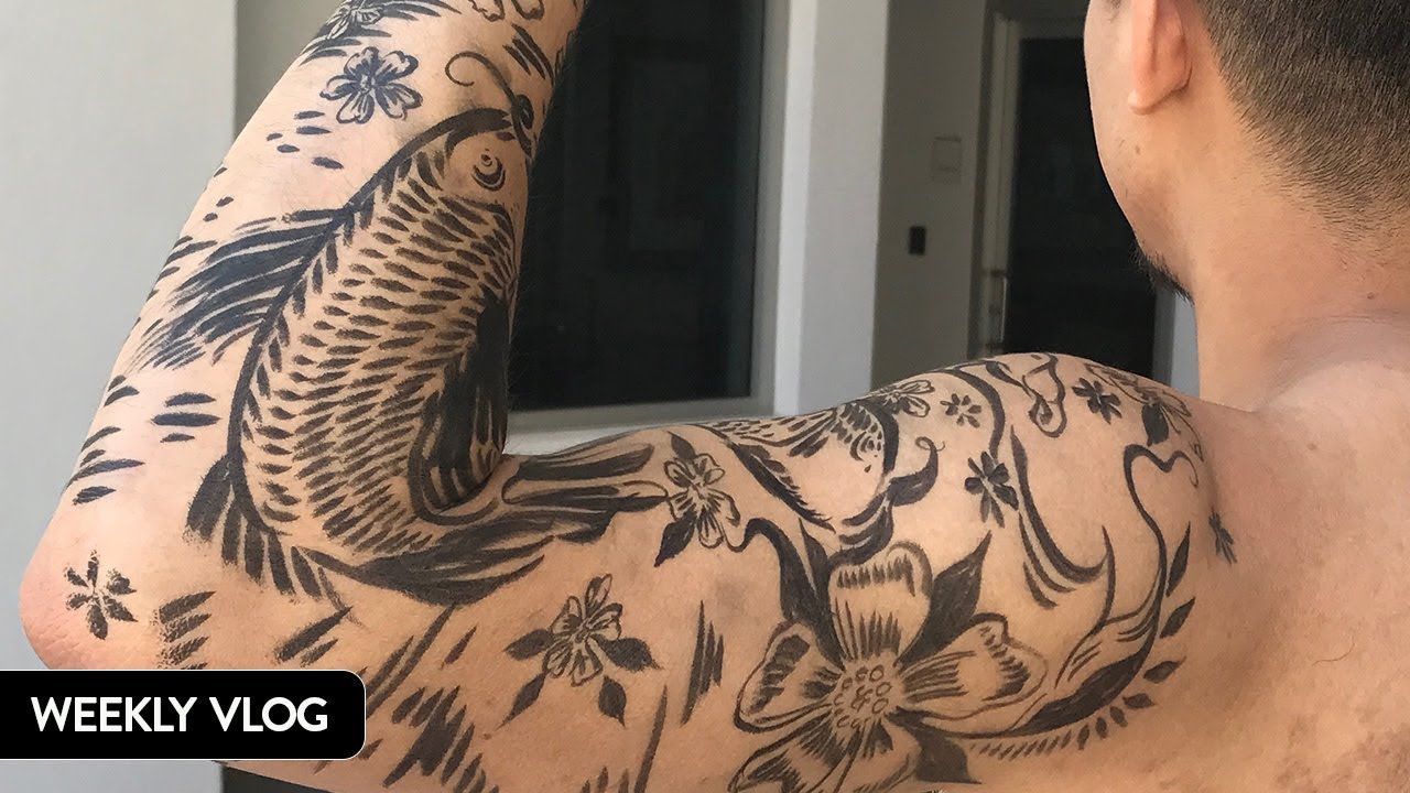 Andrew documents the journey of getting a full sleeve tattoo