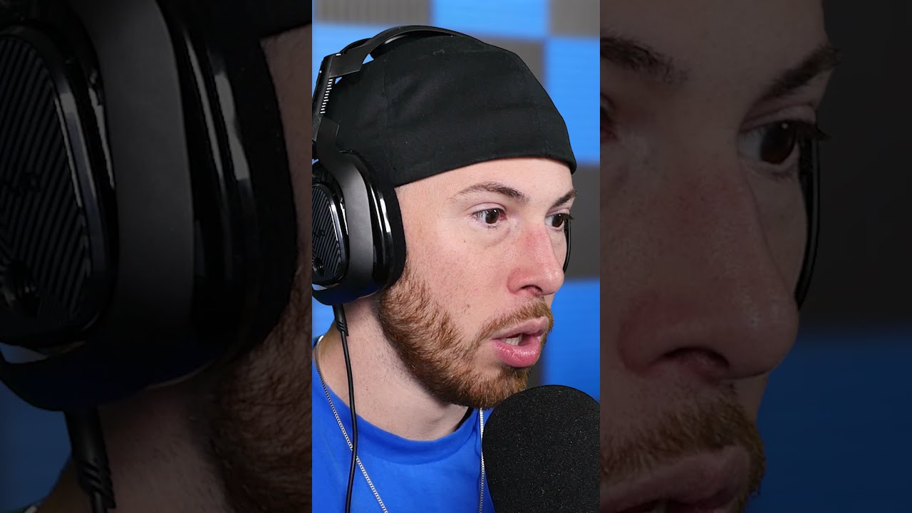 A familiar challenge reacting to surprising visuals