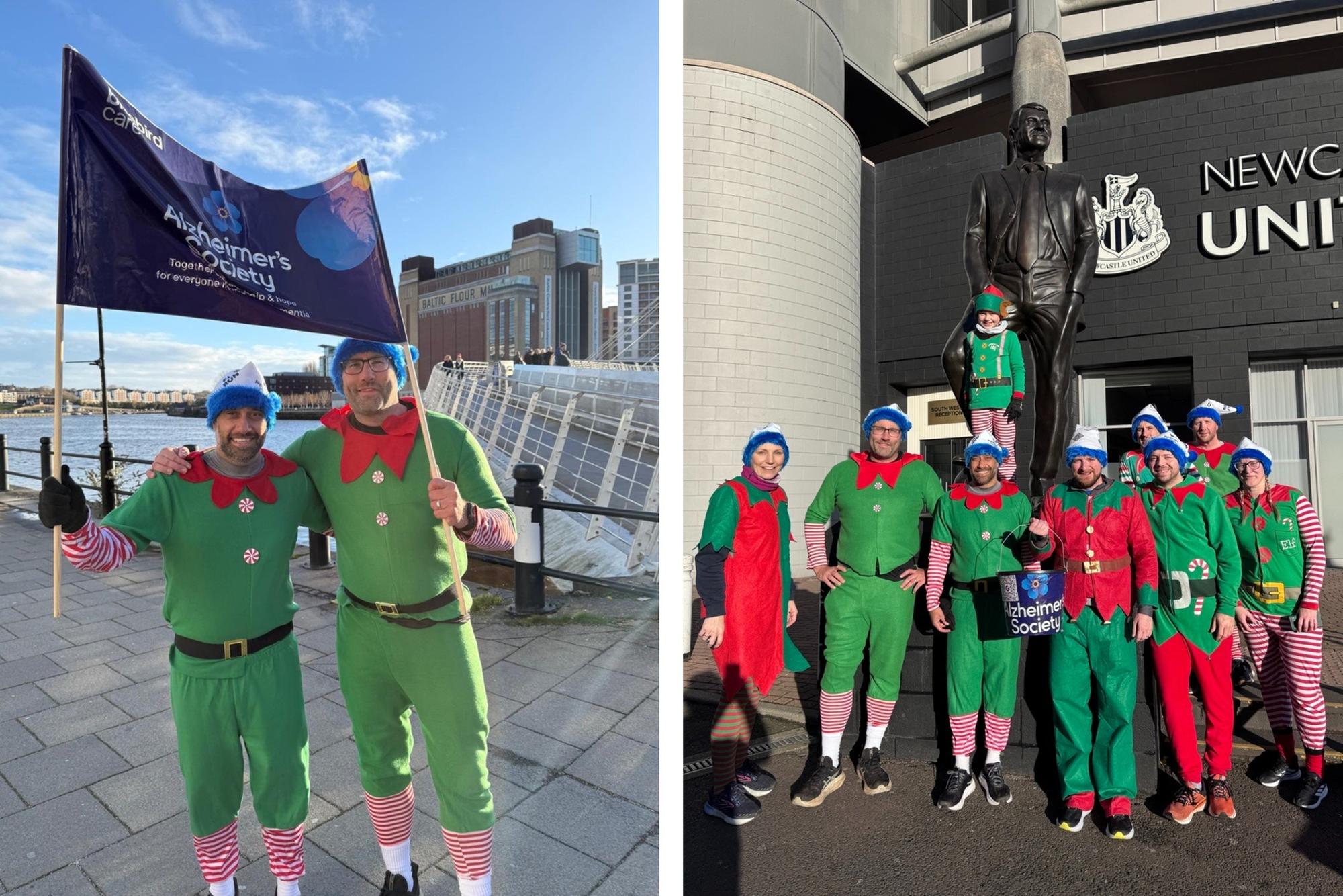 Bluebird Care teams come together for Elf Run in aid of the Alzheimer’s ...