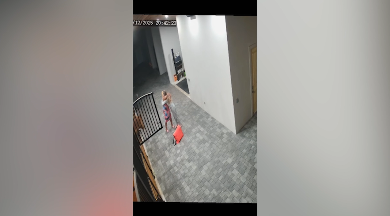 Camera captures incredibly wholesome interaction with DoorDasher