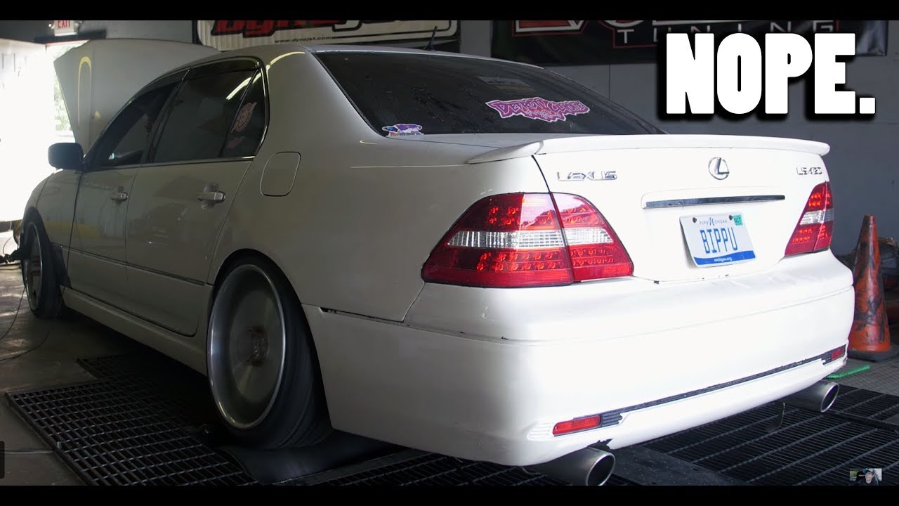 Why to Never Put a Slammed Car on The Dyno.