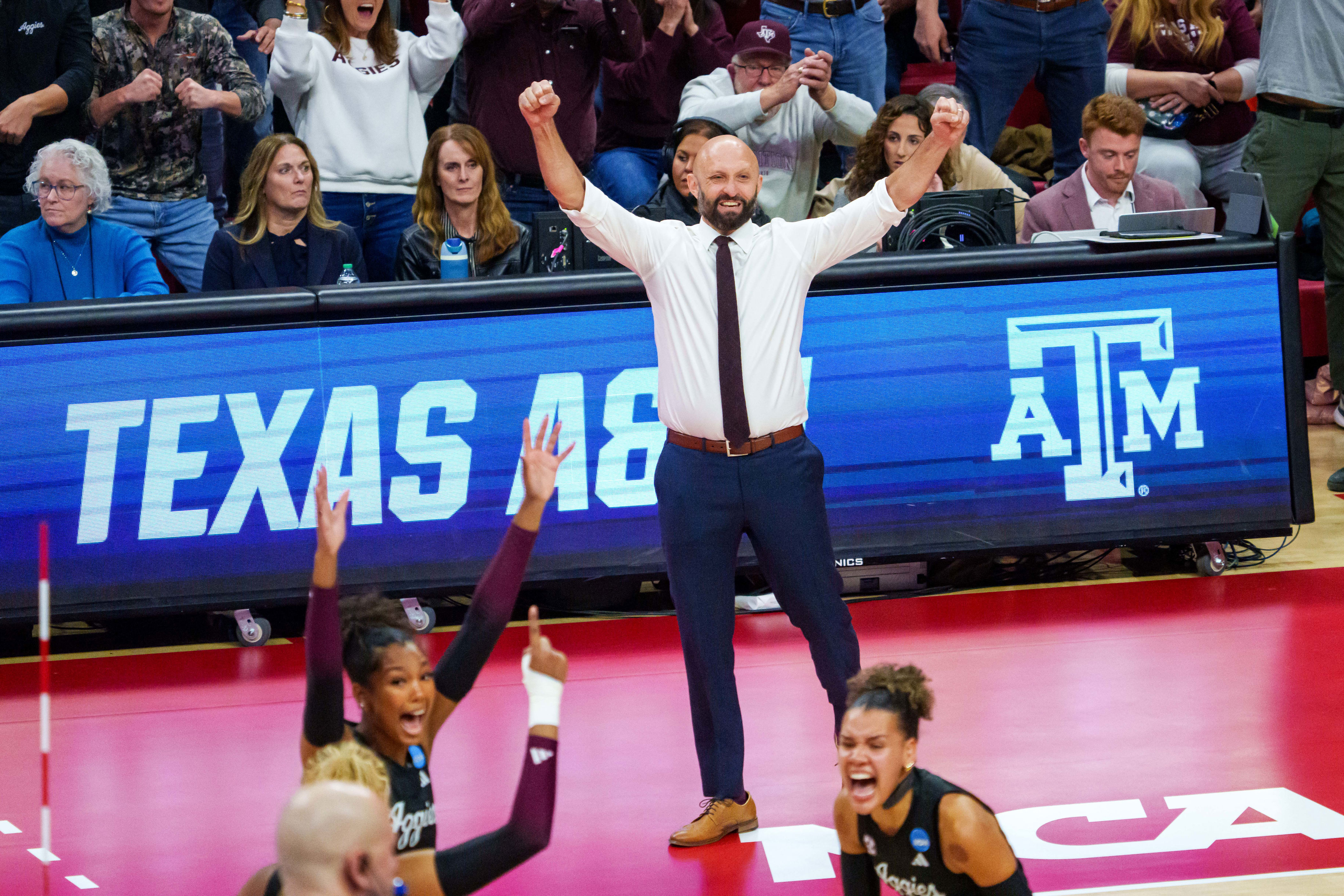 Texas A&M’s Jamie Morrison Named 2025 AVCA Coach of Year