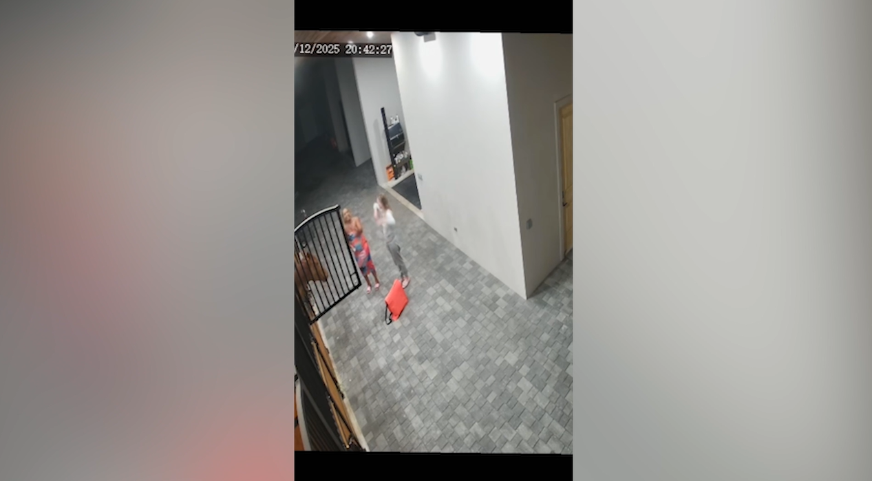 Camera captures incredibly wholesome interaction with DoorDasher