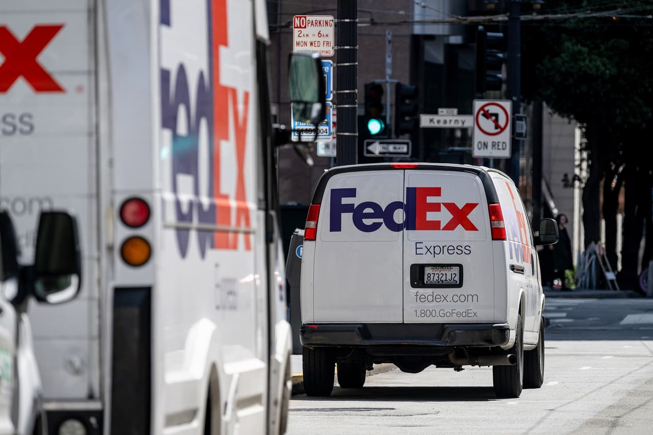 FedEx earnings were strong. Cost cuts and shipment volume helped.