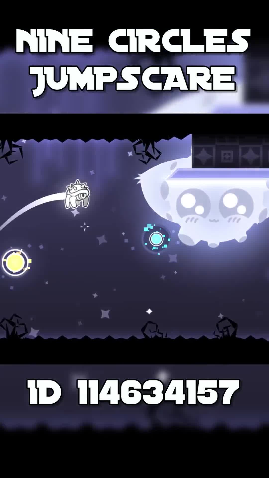 Nine circles jumpscare in Geometry Dash #Shorts #Geometrydash #games # ...