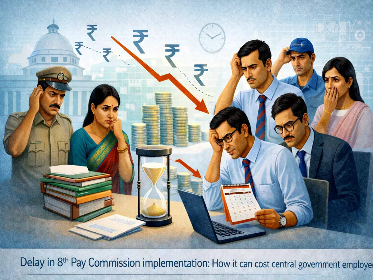 8th CPC delay: Rs 3.8 lakh loss for central government employees due to ...