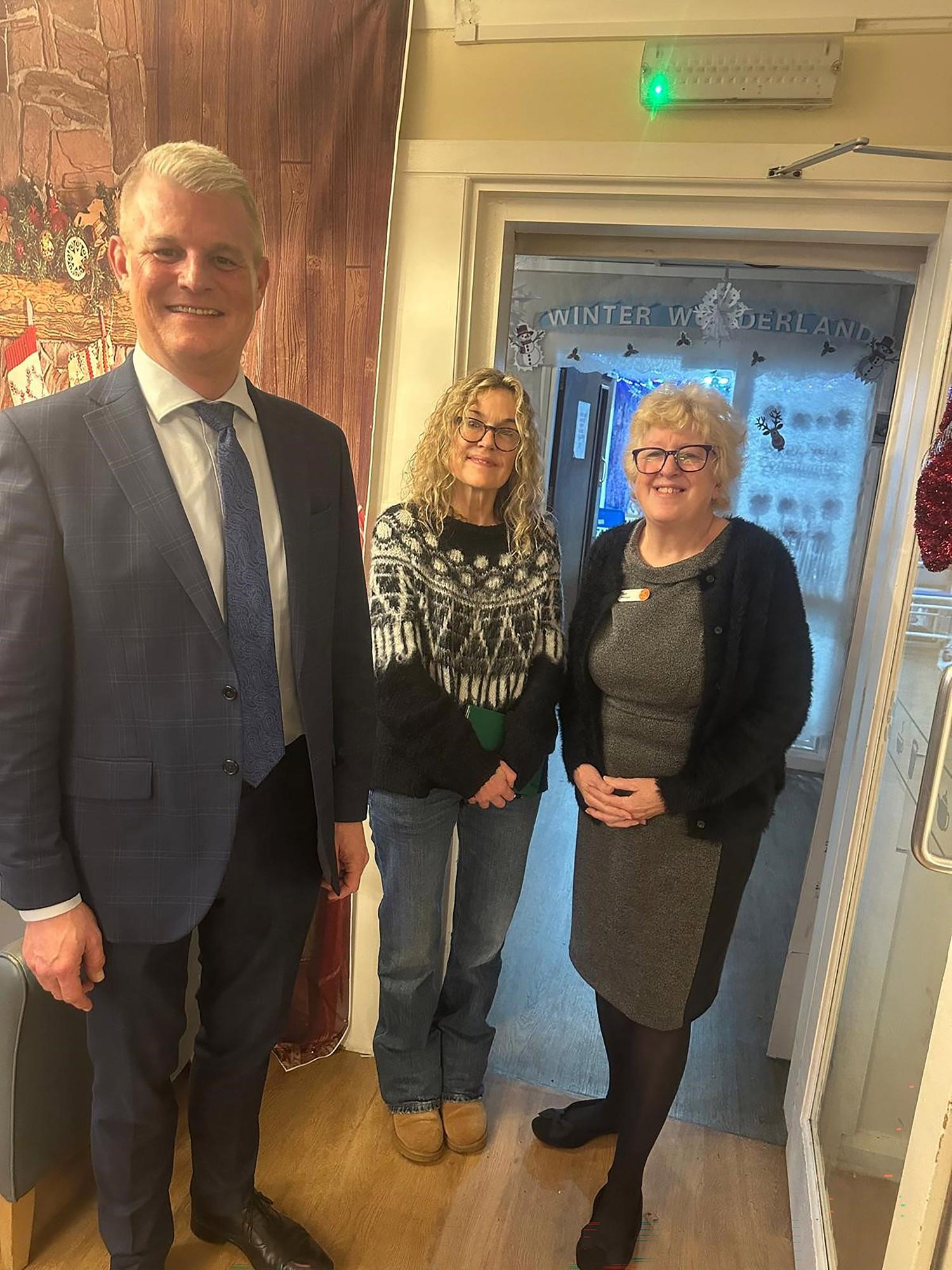 Daventry MP Stuart Andrew visits Pytchley Court Care Home to meet ...