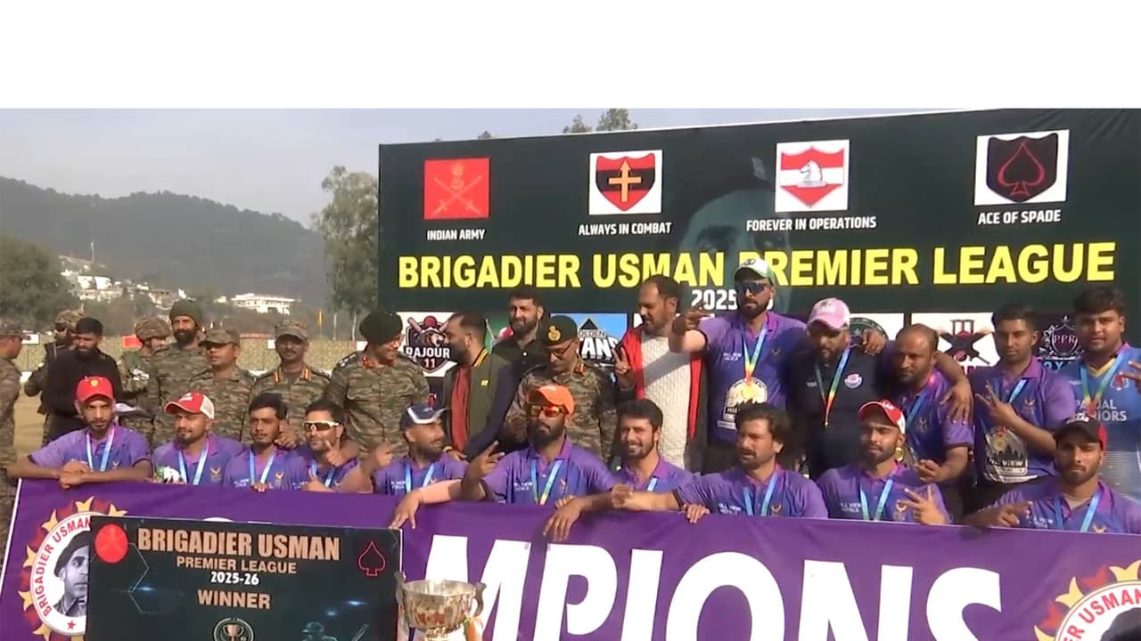Hill View Rajouri wins Indian Army's Brig Usman Premier League 2025-26