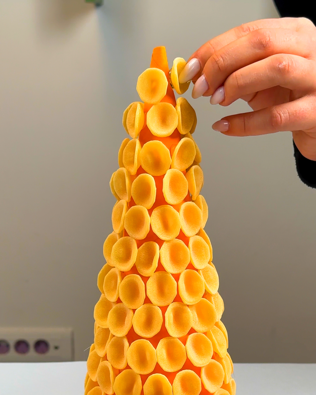 Pasta Christmas tree craft tutorial 🎄