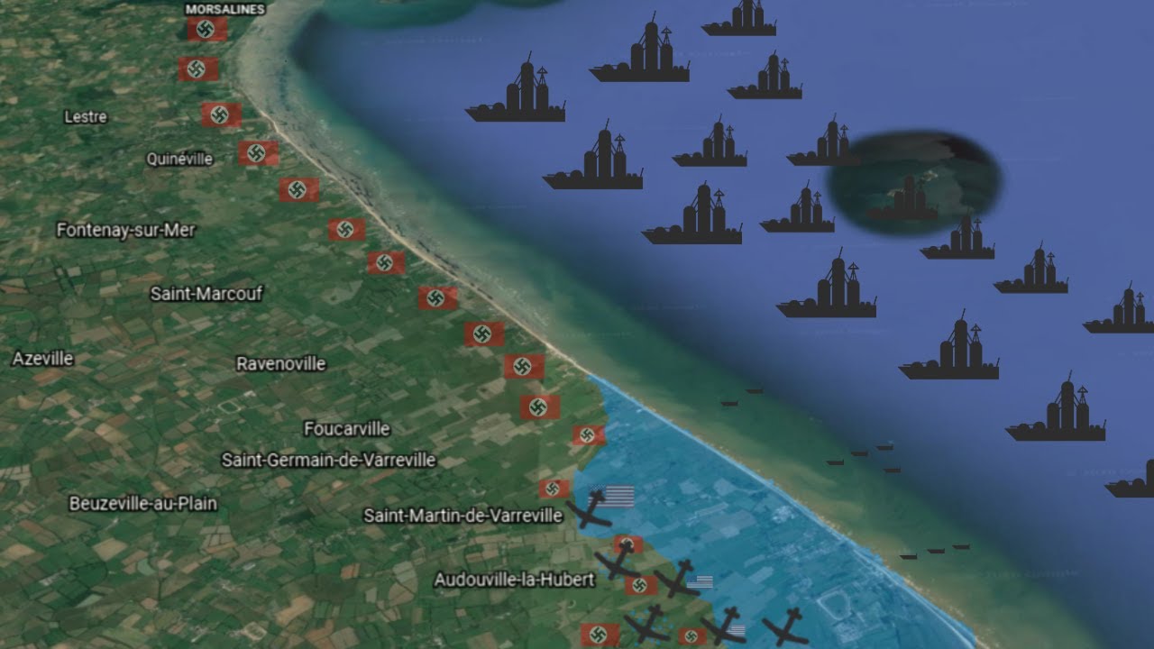 WWII D-Day: Utah Beach in 15 seconds