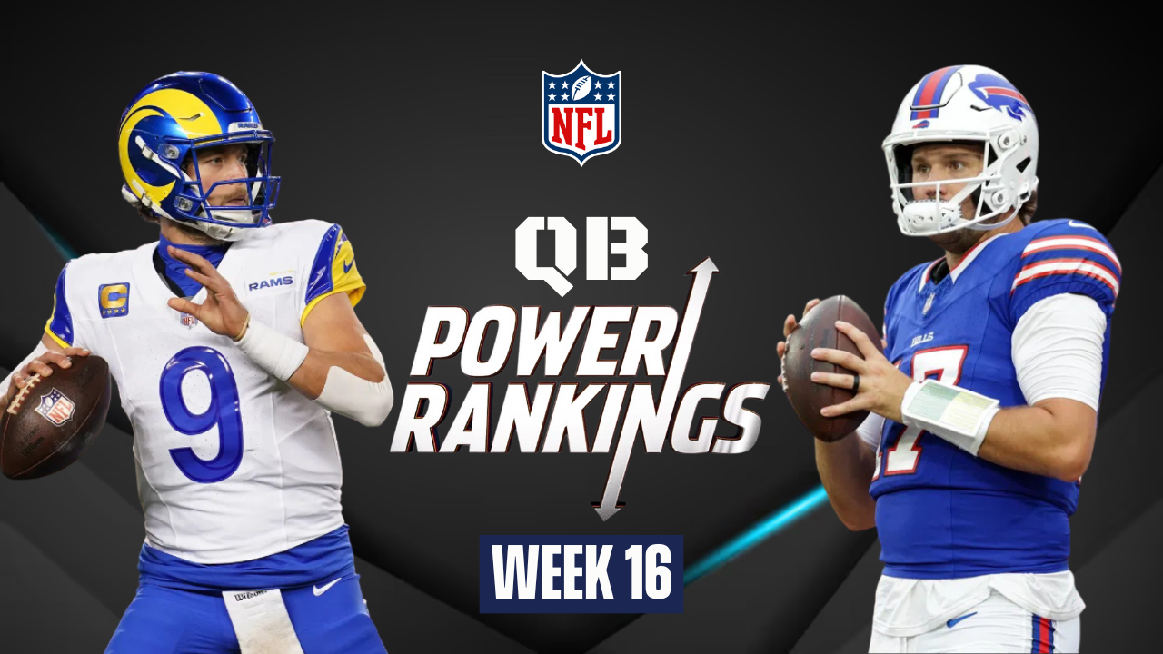 NFL quarterback rankings: Every team's starting QB ranked ahead of week 16