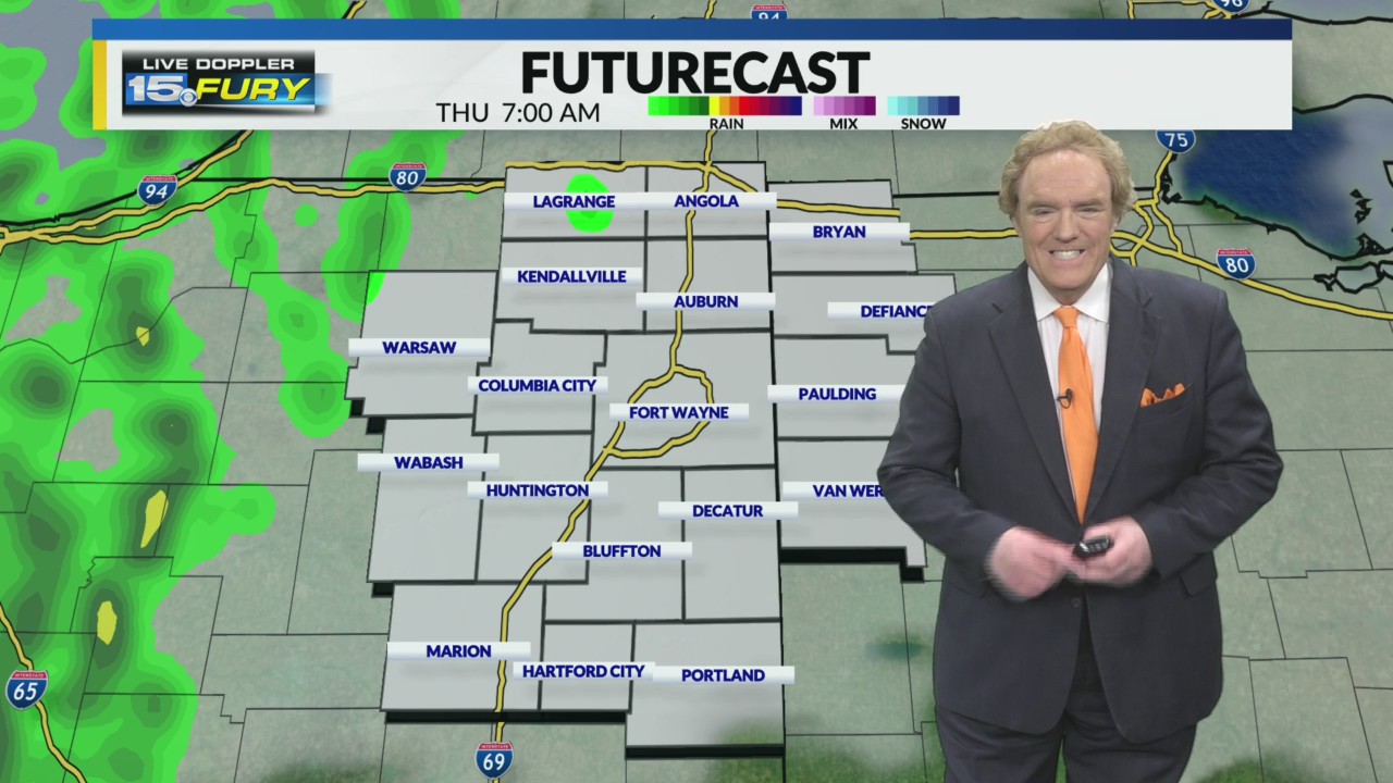 Mild spring-like day